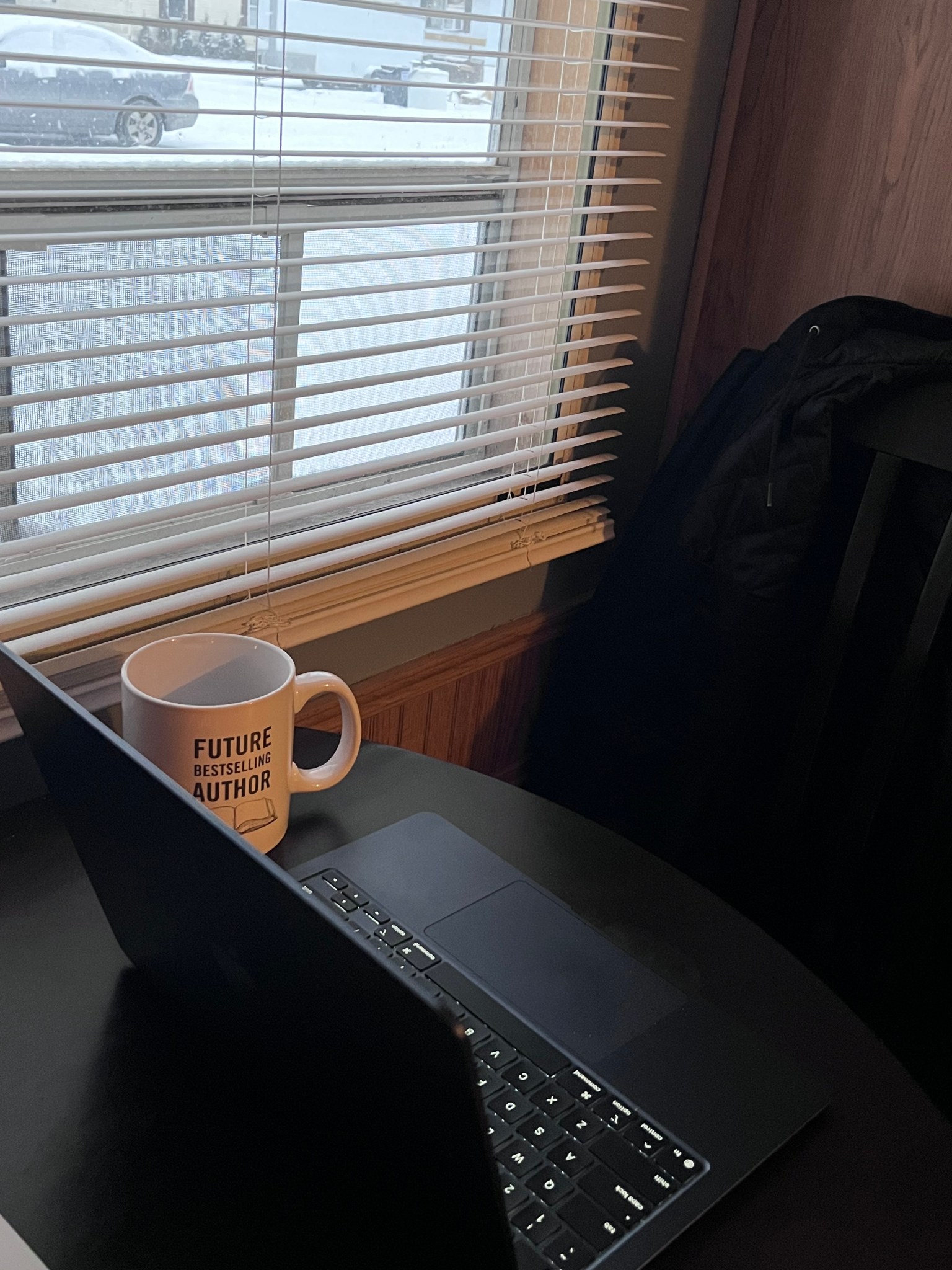 Snowbound. The Perfect Morning for Writing. – Ryan Cecere